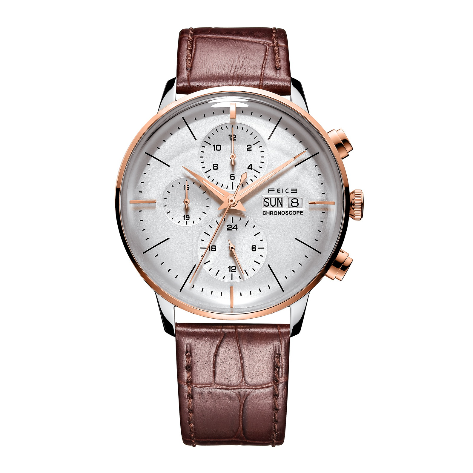 FM022 Multi Sub Dials Mechanical Dresswatch - Feicewatch