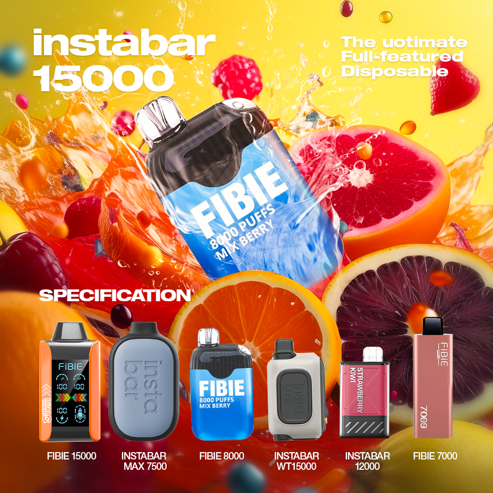 🔥(6PCS 70%OFF) INSTA BAR 15000 Continents Flavor - Insta Bar